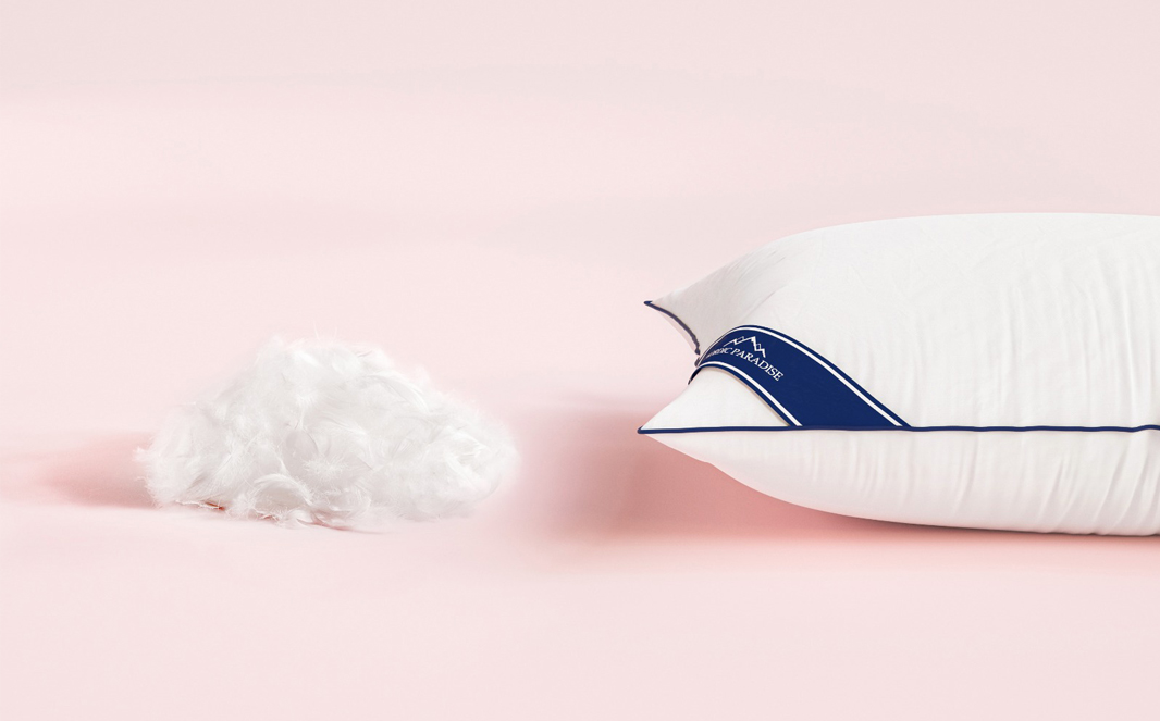 Classic Feather Pillow Set Nordic Paradise | Firm feather pillows